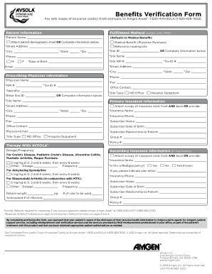 Fillable Online Insurance Verification Form - EVENITY Finder Fax Email ...