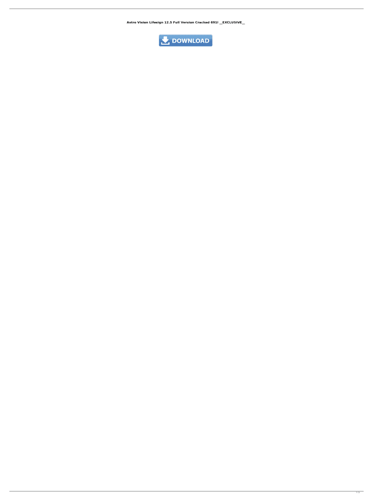Fillable Online Astro Vision : Your vision in to the Future Fax Email Print - pdfFiller