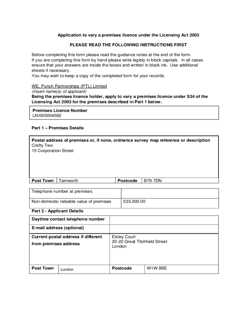 Fillable Online WE, Punch Partnerships (PTL) Limited Fax Email Print ...