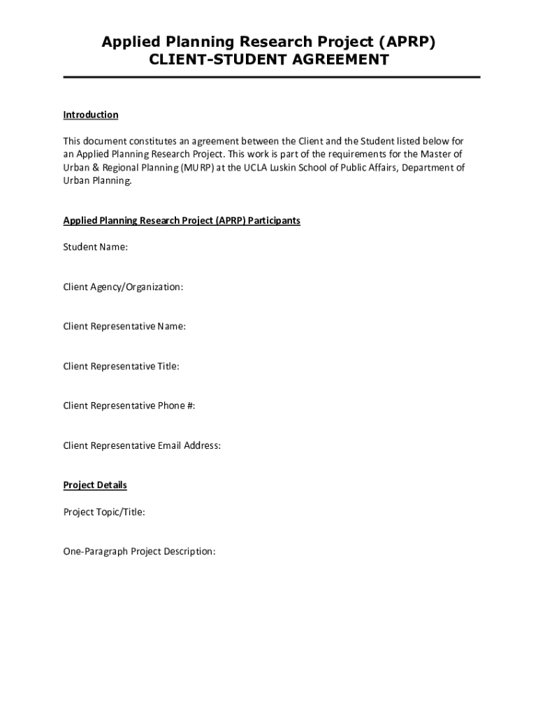 Fillable Online luskin ucla Summary and Overview of Standards and ...