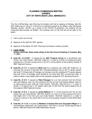 Fillable Online 2040 Comprehensive Plan - City of White Bear Lake Fax ...