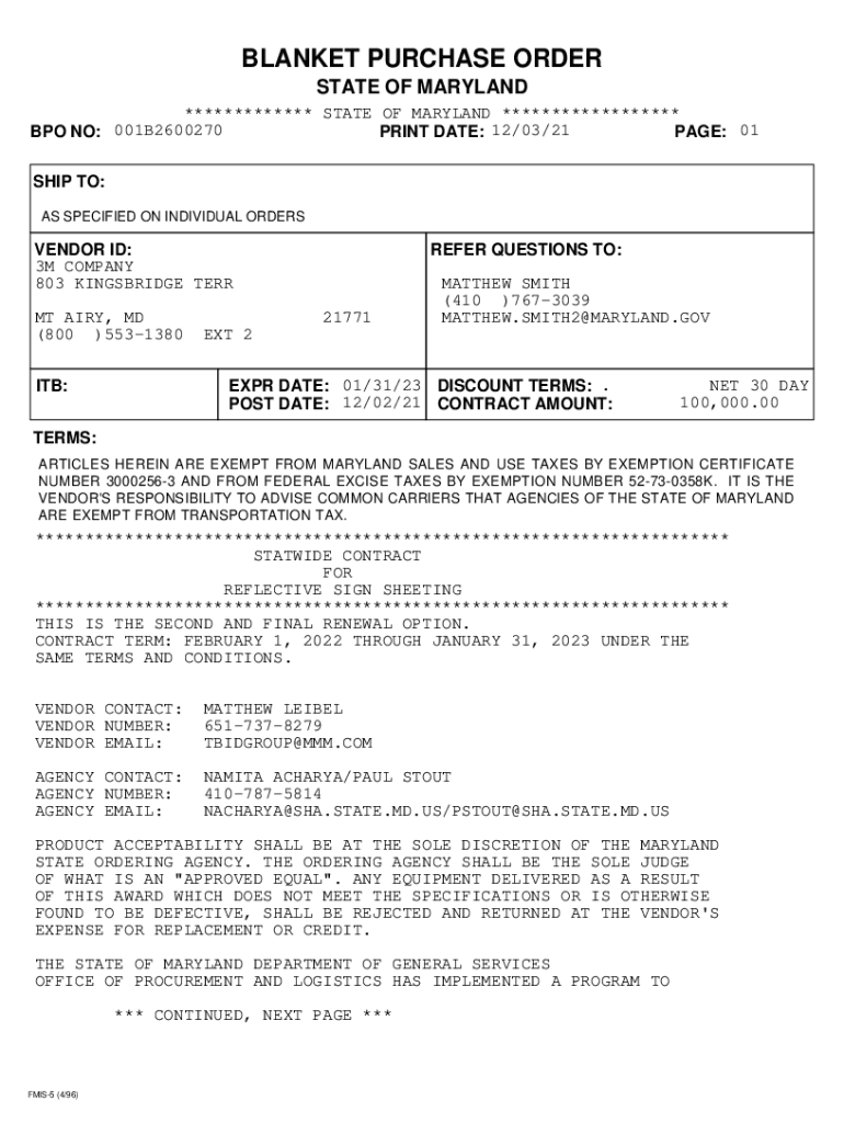 Fillable Online dgs maryland Procurement Resources Home - Marylandtaxes ...