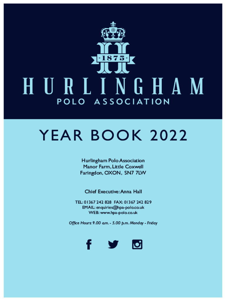 Fillable Online What we're about - Hurlingham Polo Rewards Fax Email ...