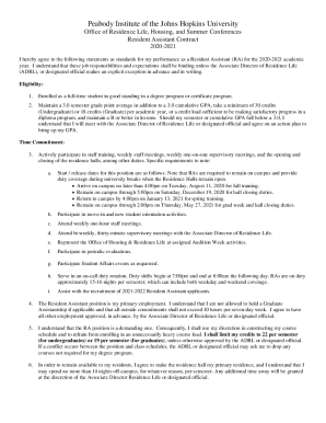 Fillable Online peabody jhu Policies, Regulations, and Codes of Conduct ...