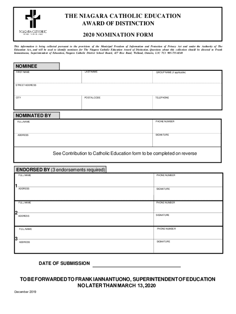 Fillable Online Special Education Plan - Niagara Catholic District ...