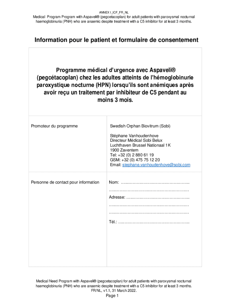 Remplissable En Ligne Danicopan as Add-on Therapy to a C5 Inhibitor in ...