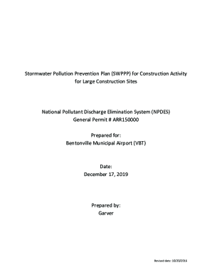Fillable Online Stormwater Pollution Prevention Plan - Construction ...