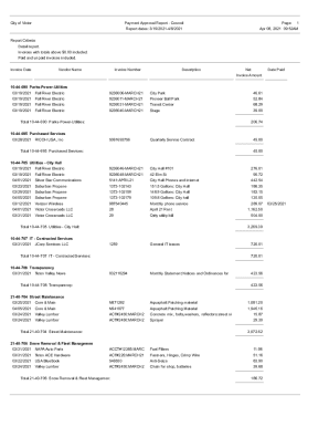 Fillable Online Invoice and Reporting Guidelines - Government of ...