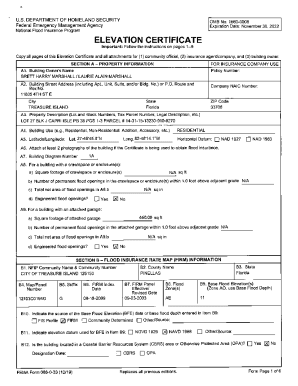 Fillable Online Revize - Elevation Certificate Fax Email Print - pdfFiller