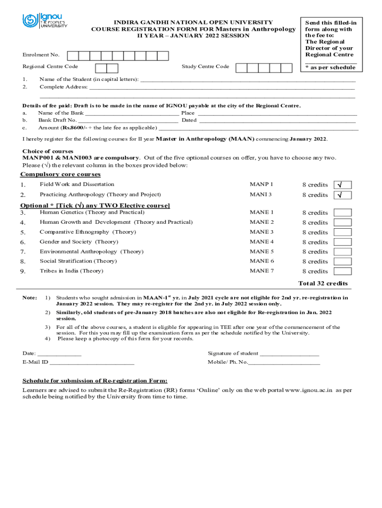 Fillable Online RR Forms of Master's Degree Programmes 2201.pdf - IGNOU ...