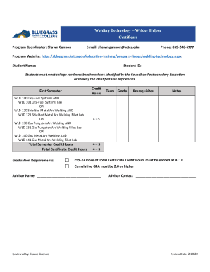 Fillable Online wld-certificate-welder-helper.docx Fax Email Print - pdfFiller