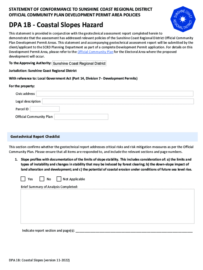Fillable Online Area B - Halfmoon Bay Official Community Plan Map ...