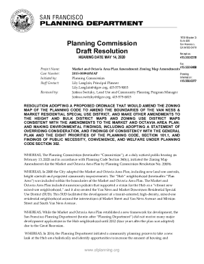 Fillable Online Planning Commission Draft Resolution Fax Email Print ...