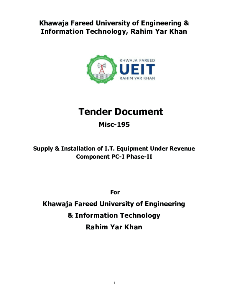 Fillable Online The Khwaja Fareed University of Engineering and ... Fillable Online The Khwaja Fareed University of Engineering and ...