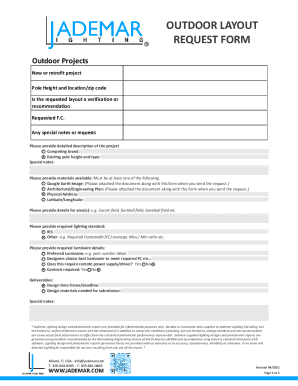 Fillable Online Layout Request Form - Outdoor Fax Email Print - pdfFiller