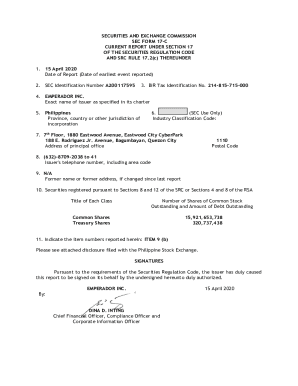 Fillable Online SEC Form 17C - UnionBank Fax Email Print - pdfFiller