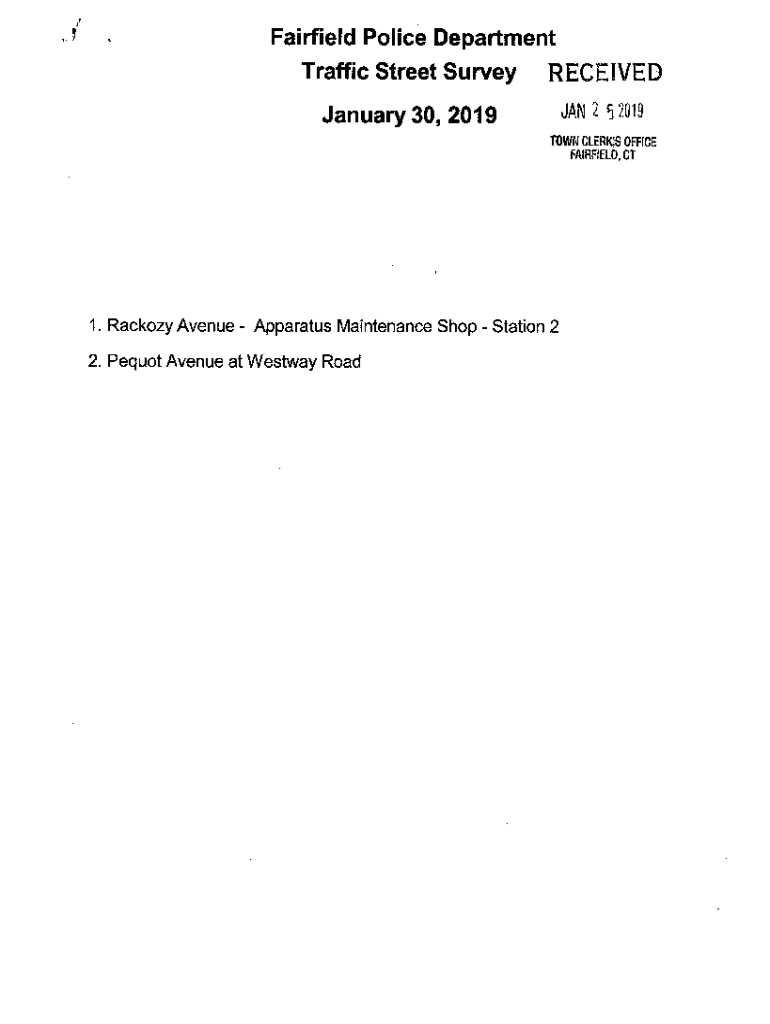 Fillable Online Fairfield Police Department: Home Fax Email Print - pdfFiller