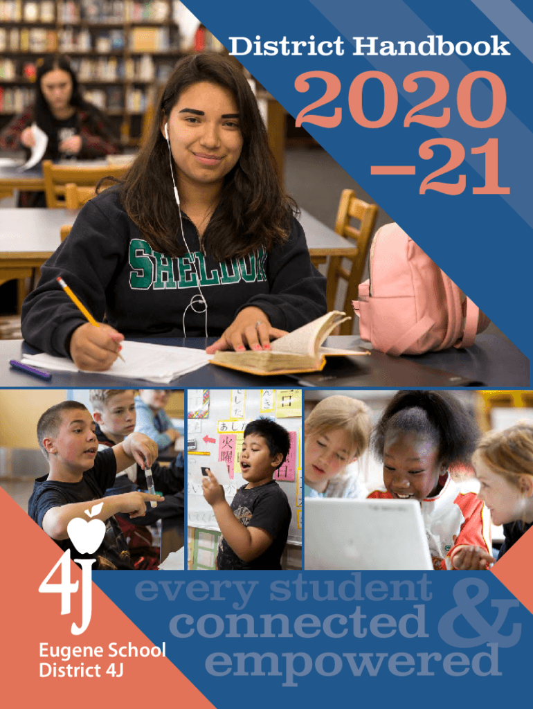 Fillable Online Parent/Student Handbook 2020-21 School Year (English ...