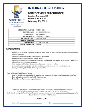 Fillable Online Understanding the differences between job posting ...