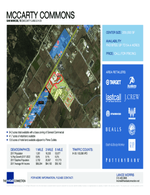 Fillable Online Floor Plans of McCarty Commons in San Marcos, TX Fax ...