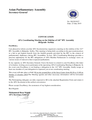 Fillable Online Invitation Letter.pdf - ASIAN PARLIAMENTARY ASSEMBLY ...