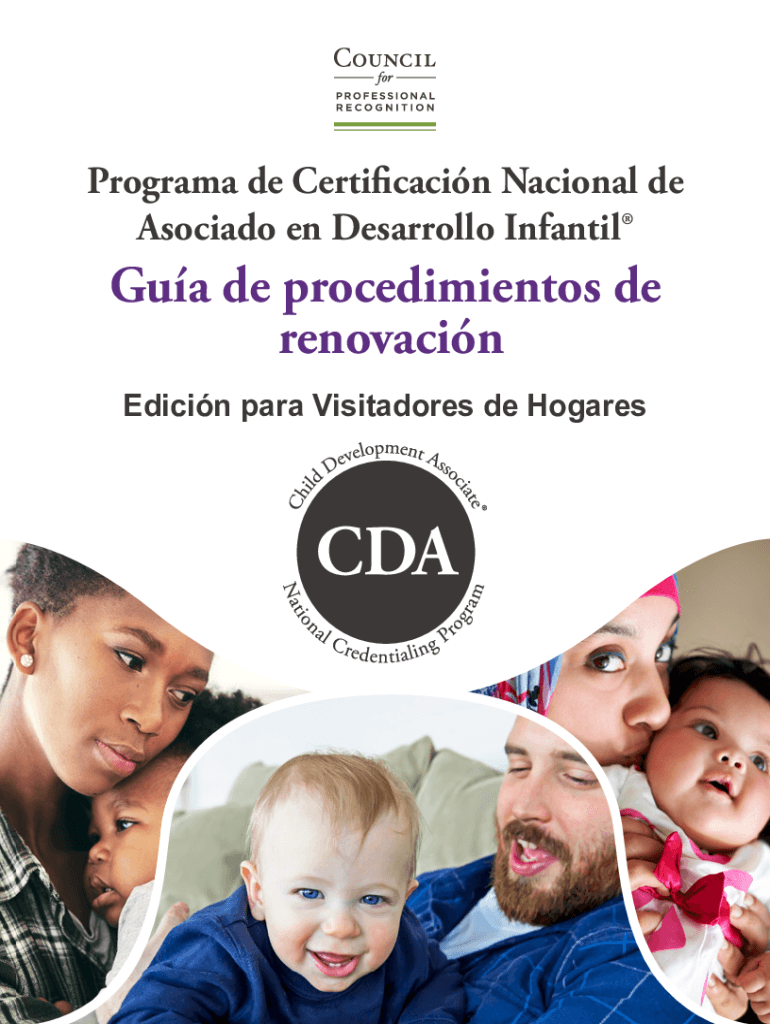 Completable En línea La Credencial de Asociado en Desarrollo Infantil ...