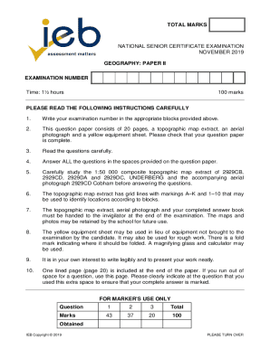 Fillable Online national senior certificate examination - Elevate ...