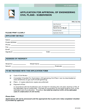 Fillable Online Civil Plan Review Application and Checklist.pdf - City ...