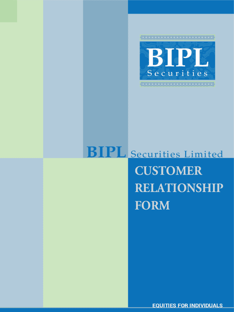 Fillable Online ANNEXURE A CUSTOMER RELATIONSHIP FORM FOR ... Fax Email ...