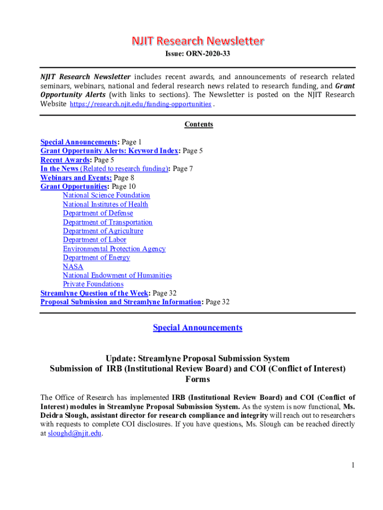 Fillable Online Page 1 - NJIT Research - New Jersey Institute of ...