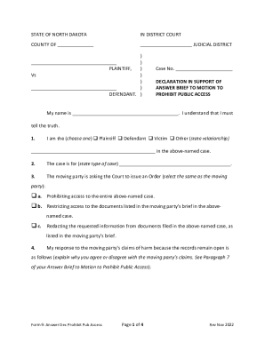 Fillable Online Motion Answer Brief Civil Action form.pdf Fax Email ...