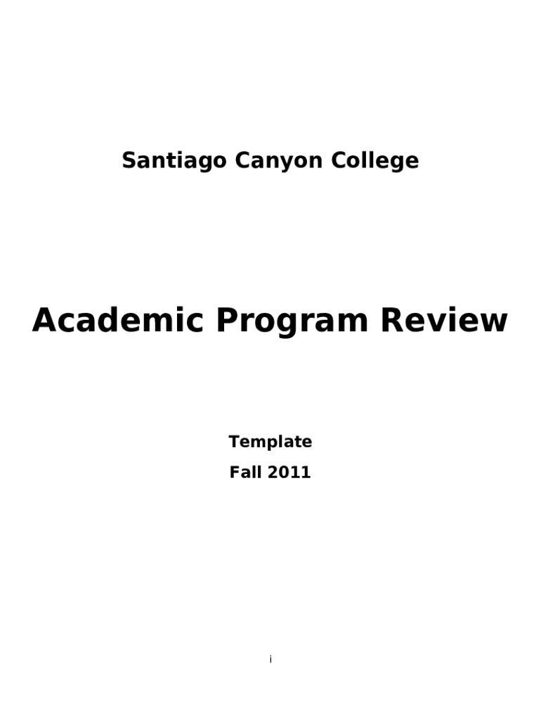 Free s: Santiago Canyon College - Fill io Doc Template | pdfFiller