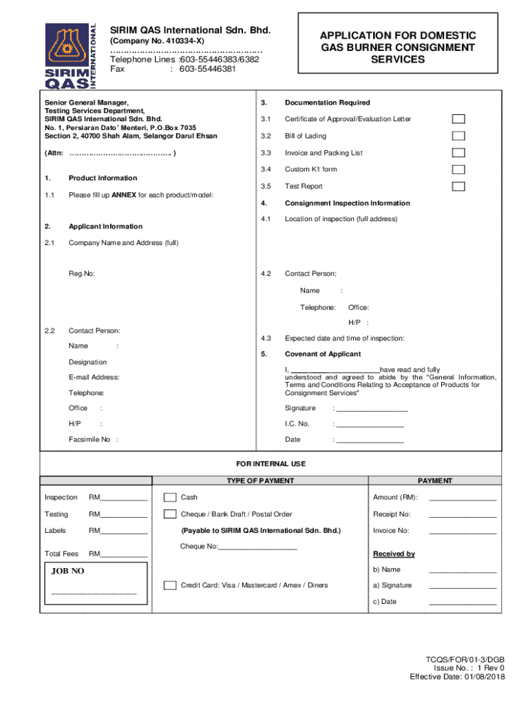 Fillable Online INSTITUT STANDARD DAN PENYELIDIKAN PERINDUSTRIAN MALAYSIA Fax Email Print ...