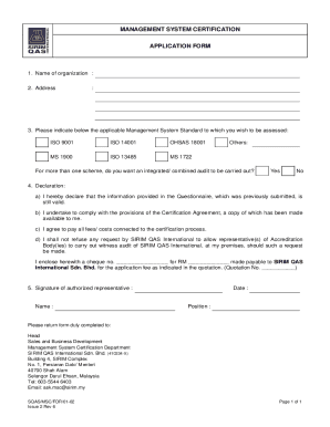 Fillable Online Four Steps to Implement an ISO Management System Fax ...