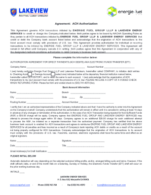 Fillable Online ACH Payments Sample Clauses - Law Insider Fax Email Print - pdfFiller