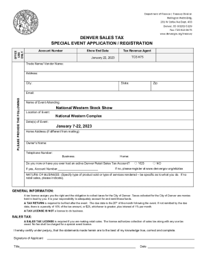 Fillable Online Certificate of Taxes Due - City and County of Denver ...