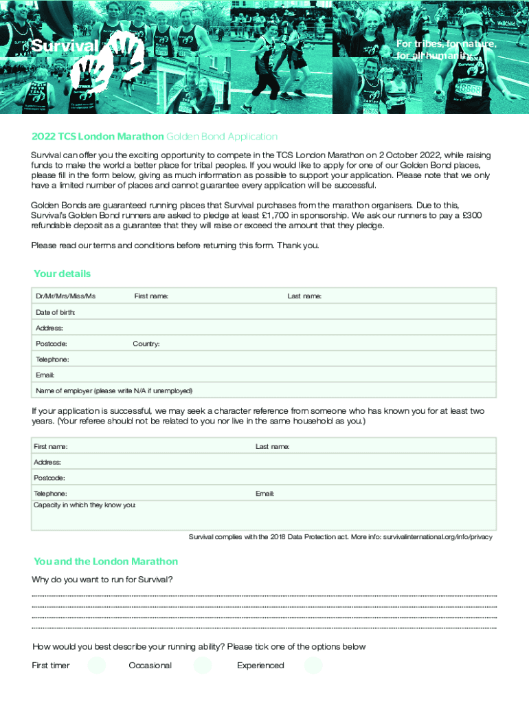 Fillable Online assets survivalinternational General Conditions of ...