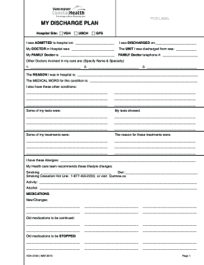 Fillable Online vch eduhealth Stroke Patient Post-Discharge Follow-up ...