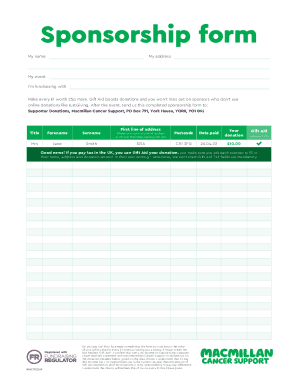 Fillable Online be macmillan org A guide for professionals planning and ...