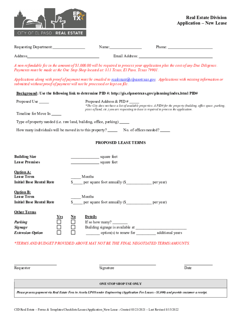 Fillable Online Checklist for Lease Assignment Fax Email Print - pdfFiller
