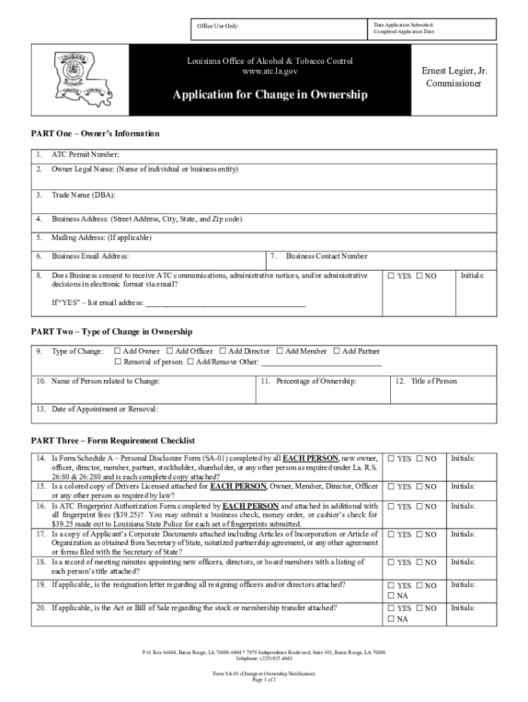 Fillable Online APPLICATION FOR NOTICE OF INTENT POSTER Fax Email Print ...