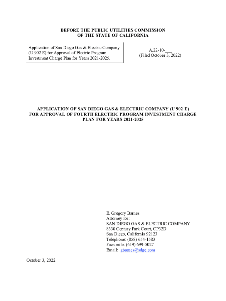 Fillable Online A.22-10- SDGE Fourth EPIC Application Final.pdf Fax ...