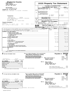 Fillable Online 2020 Property Tax Statement - Amazon AWS Fax Email ...