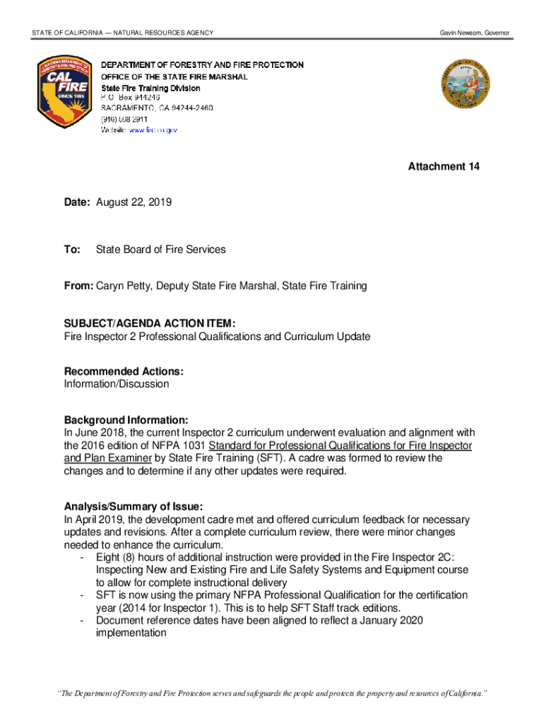 Fillable Online osfm fire ca The Official Instagram of CAL FIRE/State ...