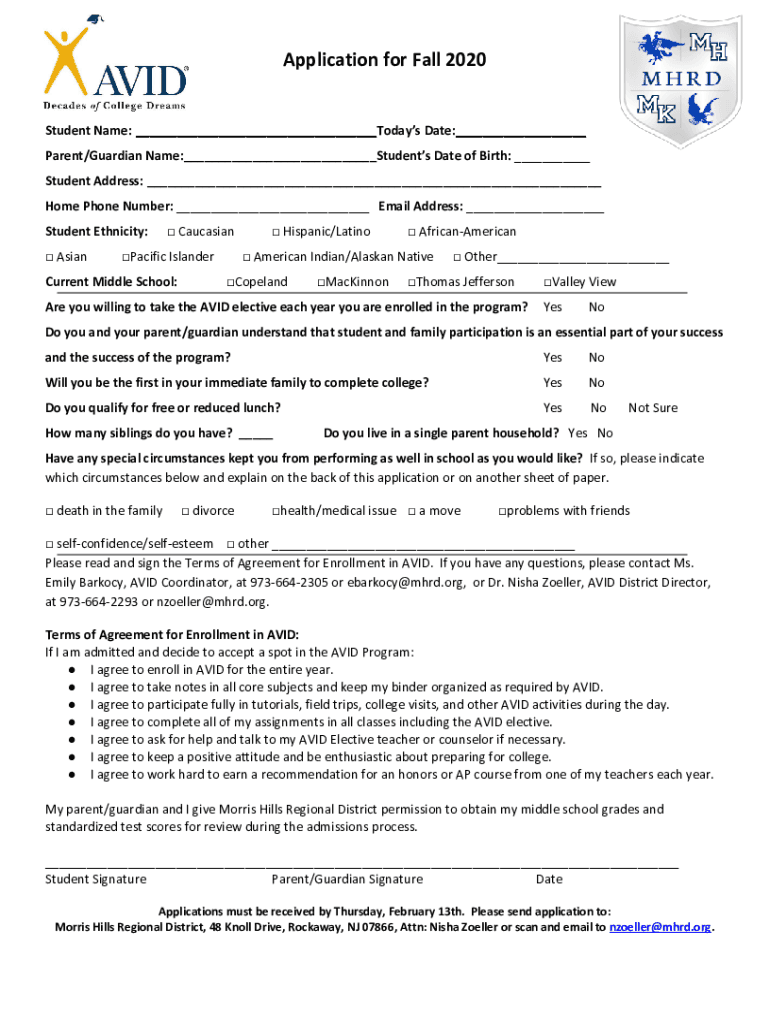 Fillable Online STUDENT REGISTRATION - De Salis Studio College Fax Email Print - pdfFiller