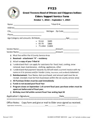 Fillable Online Forms - Grand Traverse Band of Ottawa and Chippewa ...