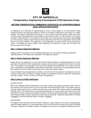 Fillable Online HISTORIC PRESERVATION COMMISSION CERTIFICATE ... Fax Email Print - pdfFiller