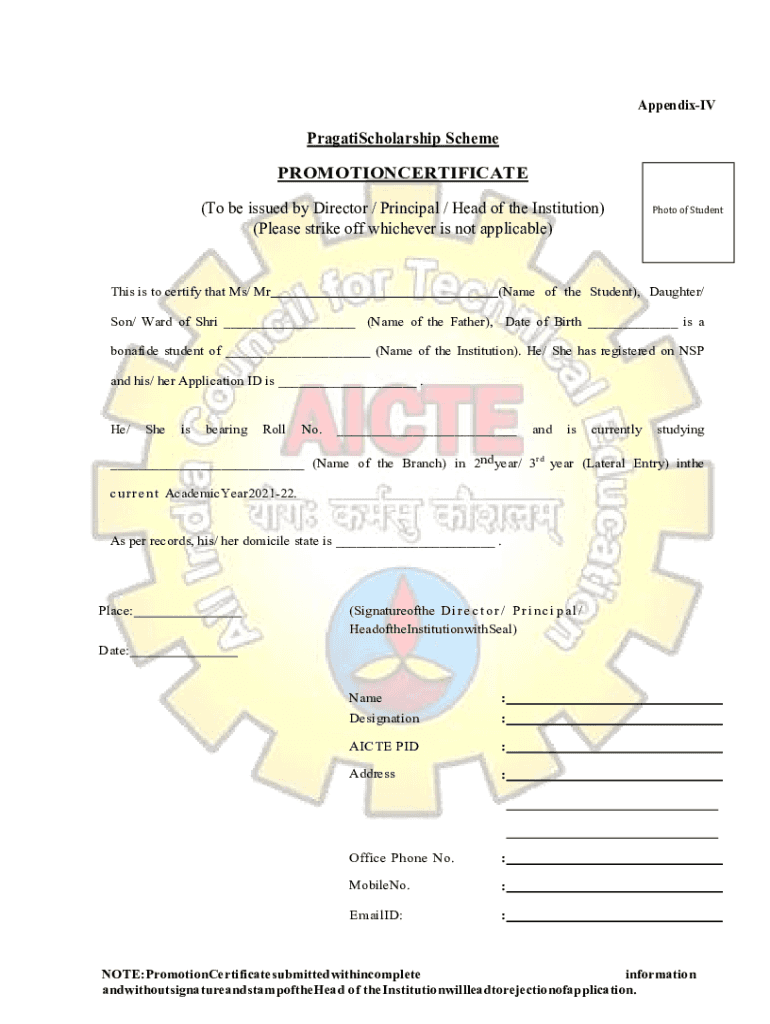 Fillable Online FAQs-Pragati Scheme. Promotion Certificate Fax Email Print - pdfFiller