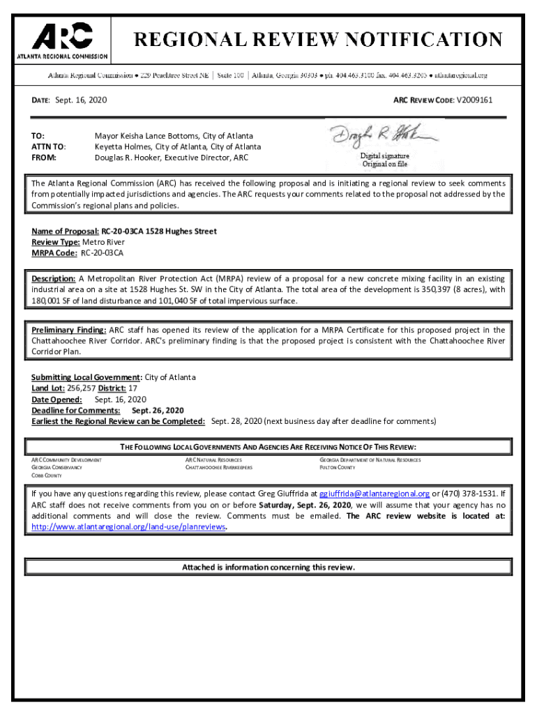 Fillable Online Atlanta Regional Commission ITS4US Deployment Project Fax Email Print - pdfFiller