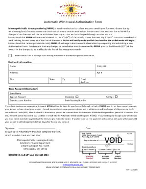 Fillable Online Forms - Minneapolis Public Housing Authority Fax Email ...